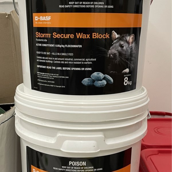 Storm Secure Wax Block - Rodent Bait 8kg bucket – PestX